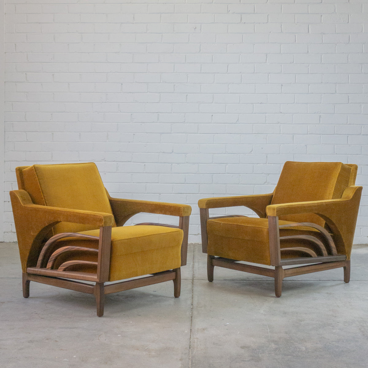 Mid-century Armchairs by Jakob Rudowski – Curve Furniture Store